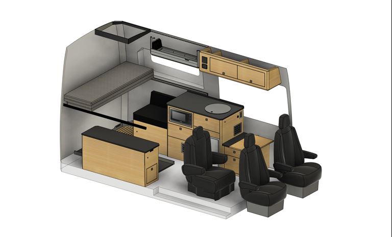 NAVAN VANS - 144 Custom Sprinter Van